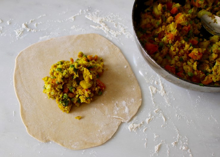 Sri Lankan vegetable roti – Baby Loves Veg